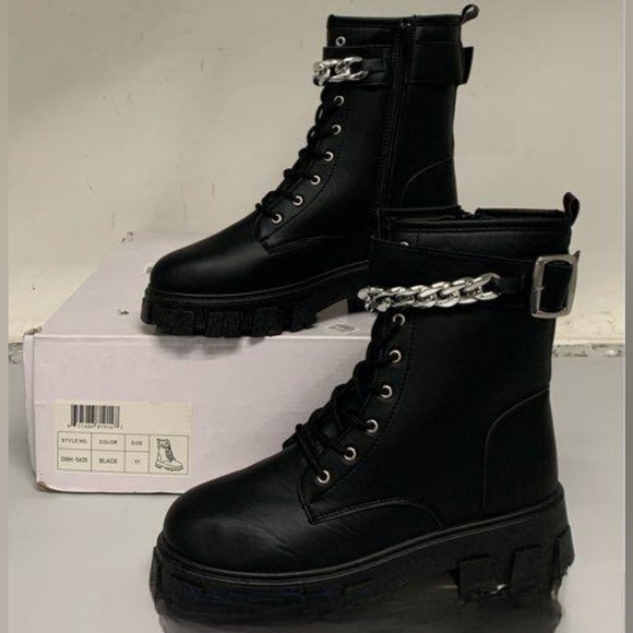 Olivia Miller | Shoes | Olivia Miller Ava Combat Boot Sz 1 | Poshmark